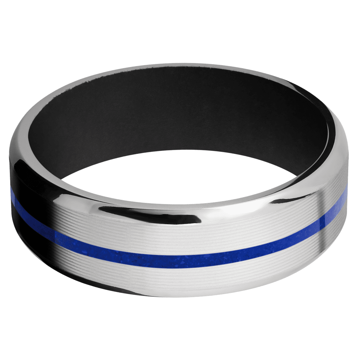 Palladium Silver + Machine , Polish Finish + Black – John Atencio