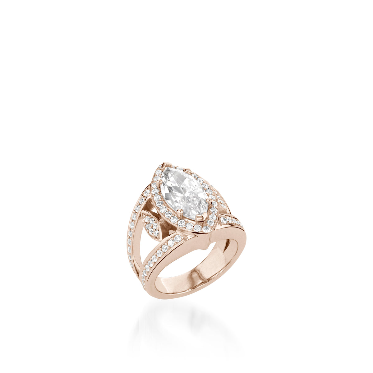 Victoria Elite White Gold Diamond Ring – John Atencio