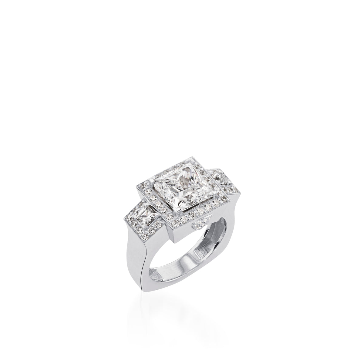 Vienna White Gold Engagement Ring – John Atencio