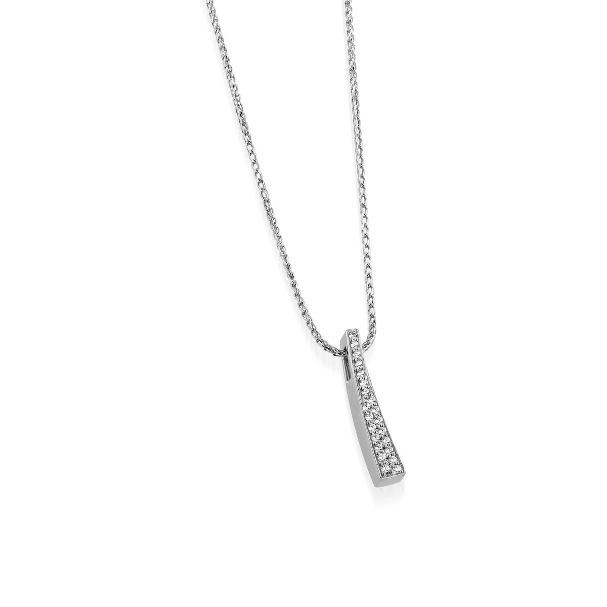 Polar Pave Diamond Pendant Necklace – John Atencio