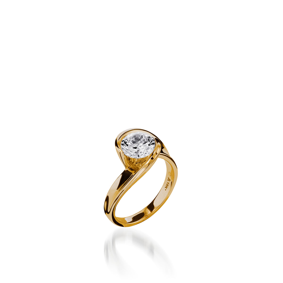 Apropos Yellow Gold Engagement Ring – John Atencio