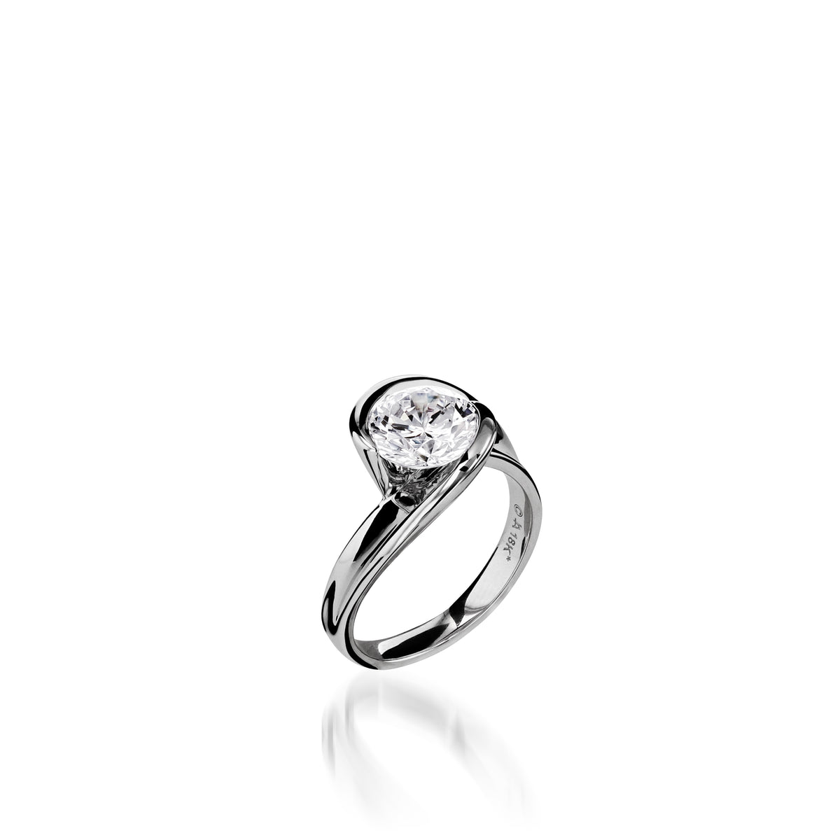 Apropos White Gold Engagement Ring | 18-karat White Gold – John Atencio