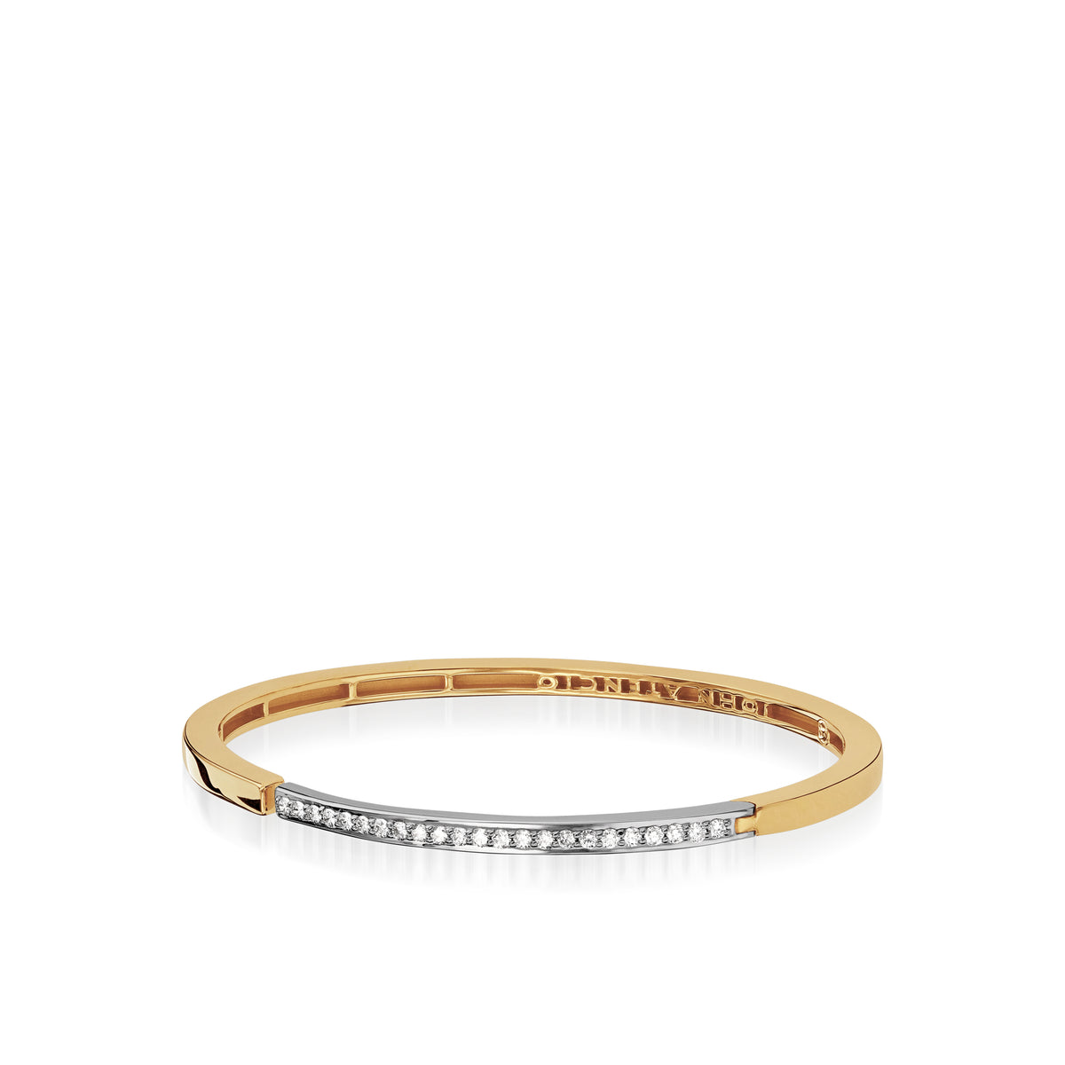Duplex Gold Pave Diamond Bracelet – John Atencio