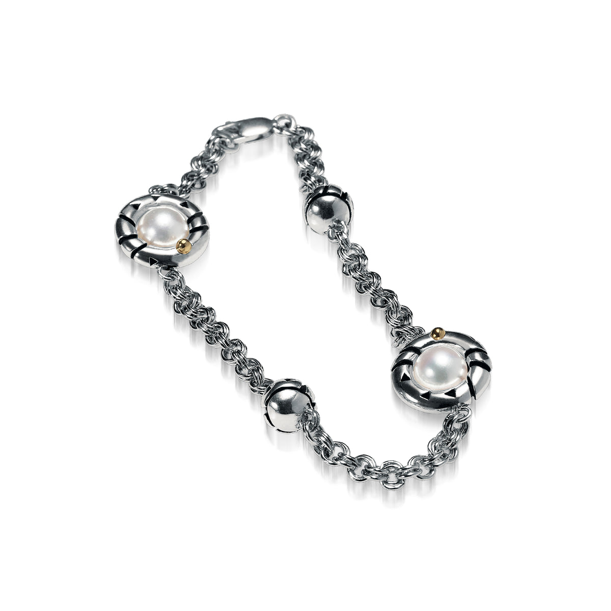 Solar Eclipse Pearl Chain Bracelet – John Atencio