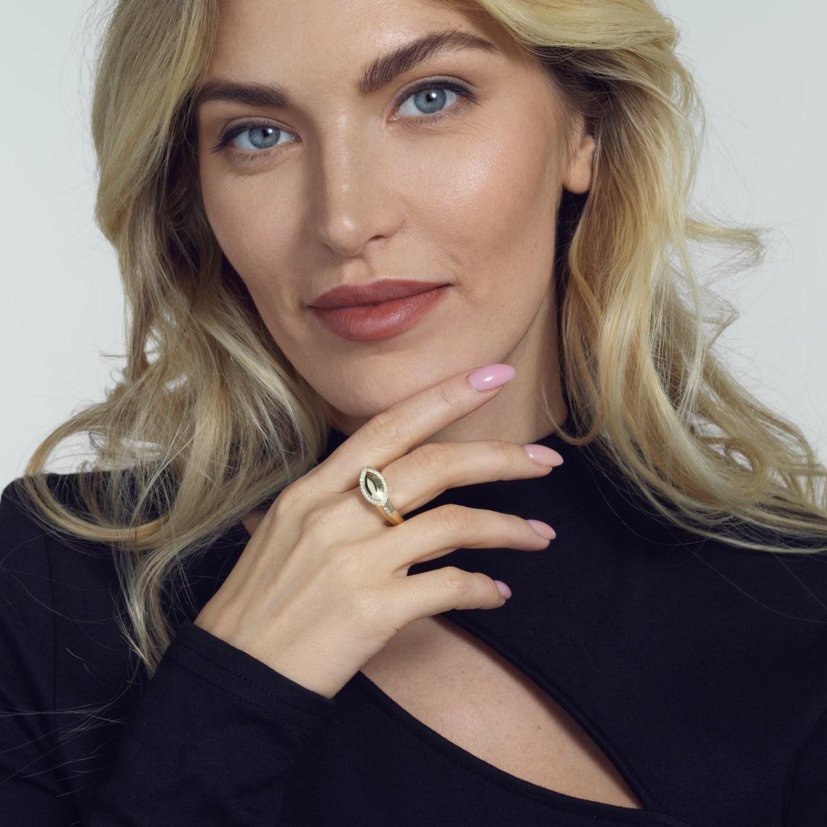 Elixir Gold Diamond Stack Ring – John Atencio